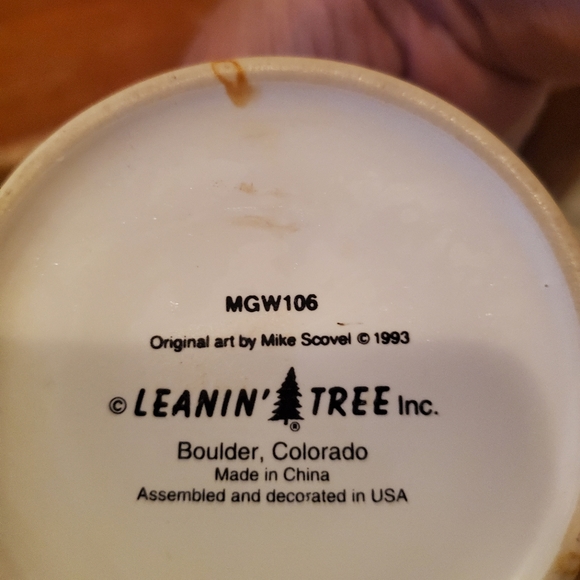 leanin tree | Dining | M Scavel 983 Boulder Co Old Mans 4h Club Cowboy ...